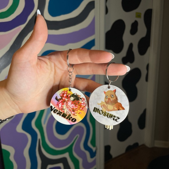 Art | Nezuko Inosuke Keychains | Poshmark